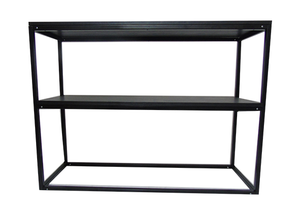 Meja Besi Black dengan bentuk modern dan bahan yang besi yang kuat