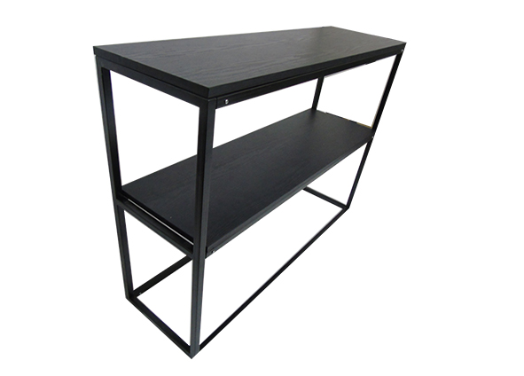 Meja Besi Black dengan bentuk modern dan bahan yang besi yang kuat